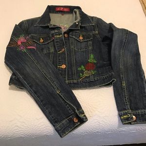Seven7 | Jackets & Coats | Seven7 Denim Crop Jacket | Poshmark